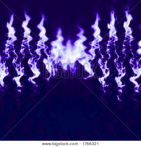 Fiery Blue Flames Image & Photo (Free Trial) | Bigstock