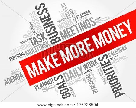 Make More Money Word Image & Photo (Free Trial) | Bigstock