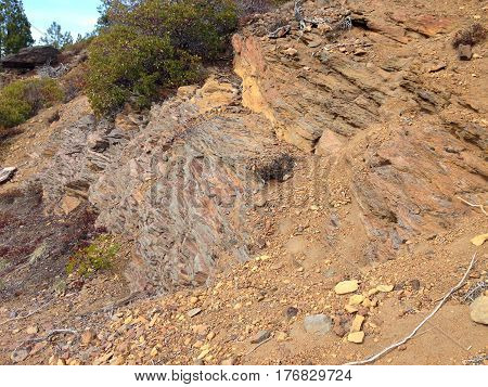 Layers Jagged Red Rock Image & Photo (Free Trial) | Bigstock