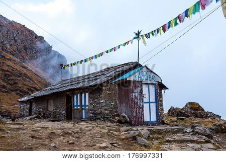 Mountain Hut Nepal Image & Photo (Free Trial) | Bigstock