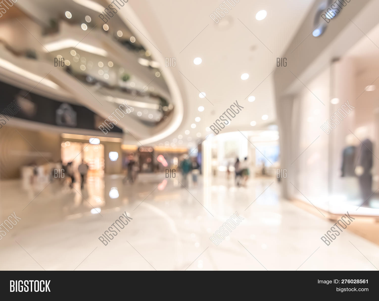 Shopping Mall Blur Image & Photo (Free Trial) | Bigstock