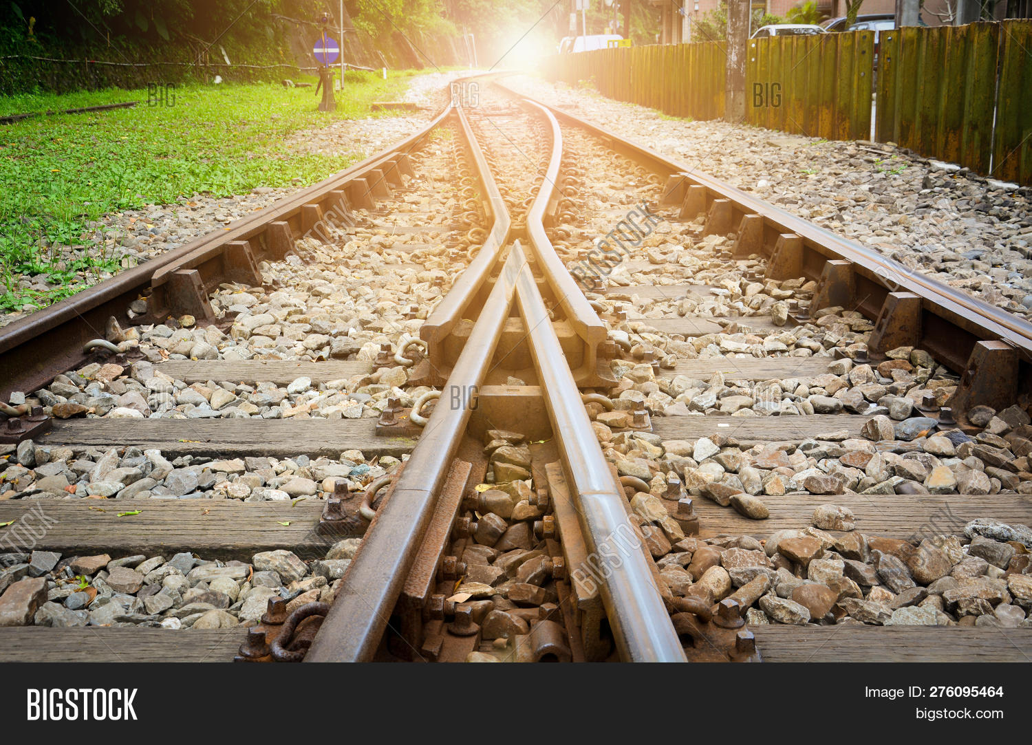 Train Tracks On Gravel Image & Photo (Free Trial) | Bigstock