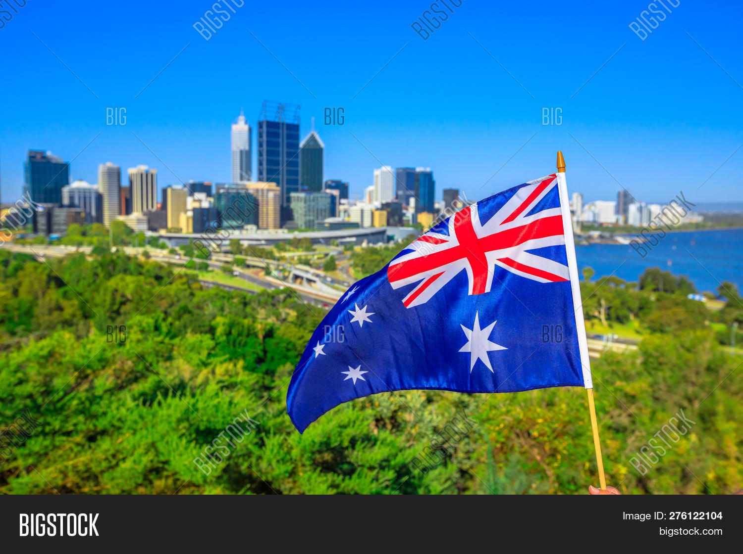 Australian Flag Waving Image & Photo (Free Trial) | Bigstock