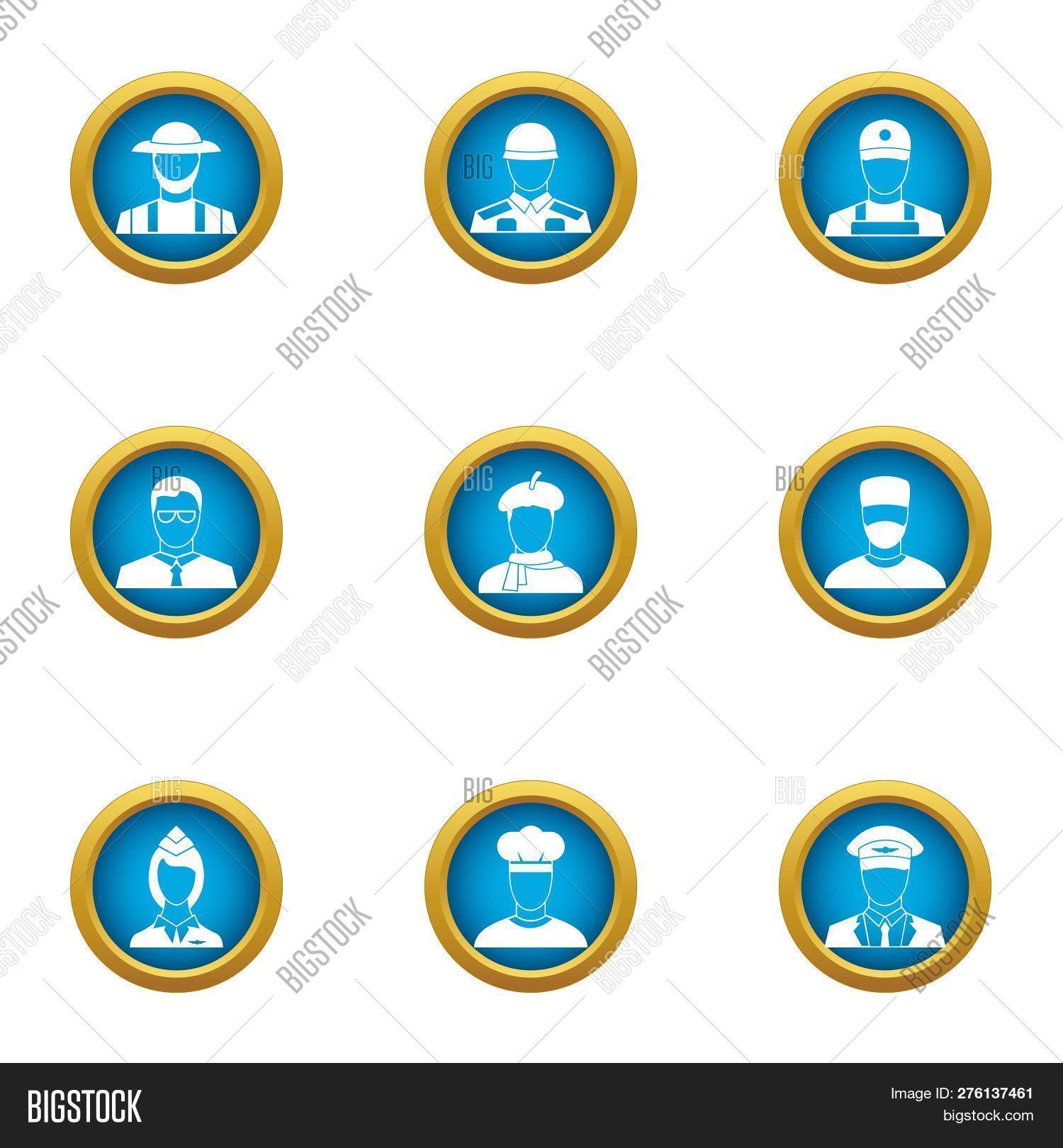 Beneficiary Icons Set Image & Photo (Free Trial) | Bigstock