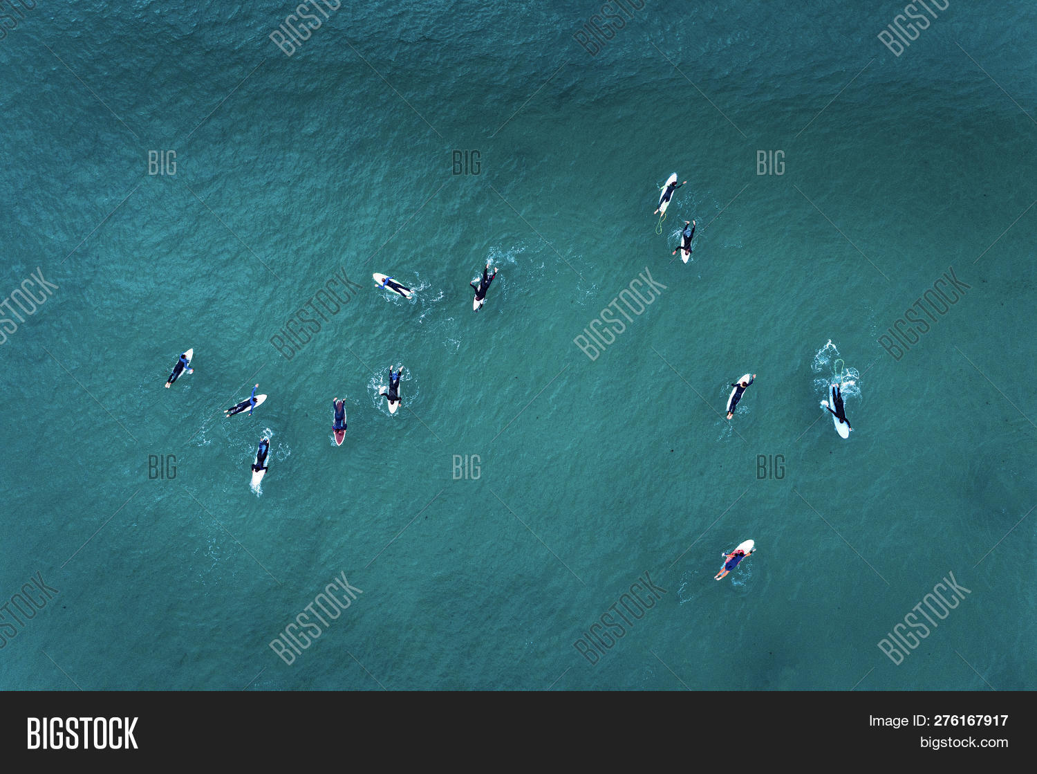 Aerial View Surfers Image & Photo (Free Trial) | Bigstock