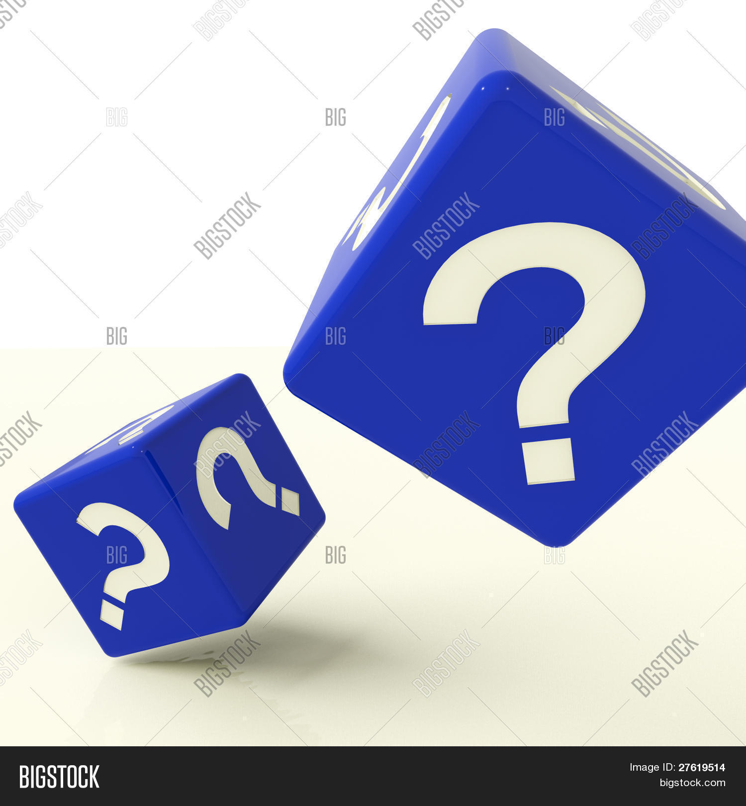 Question Mark Dice Image & Photo (Free Trial) | Bigstock