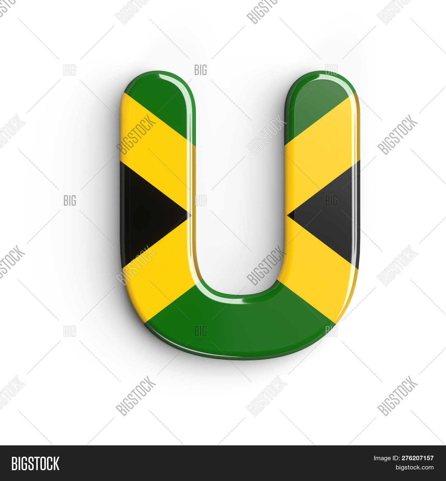 Jamaica Letter U - Image & Photo (Free Trial) | Bigstock