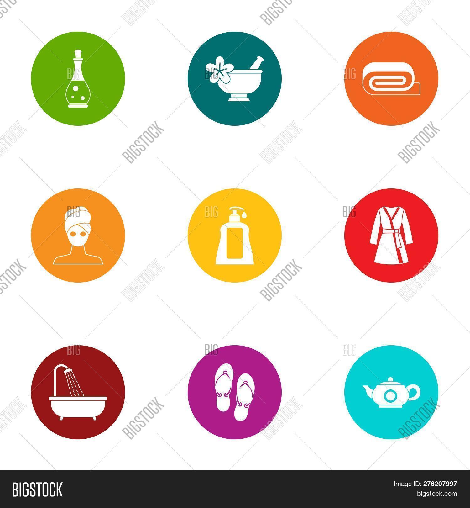 Upkeep Icons Set. Flat Image & Photo (Free Trial) | Bigstock