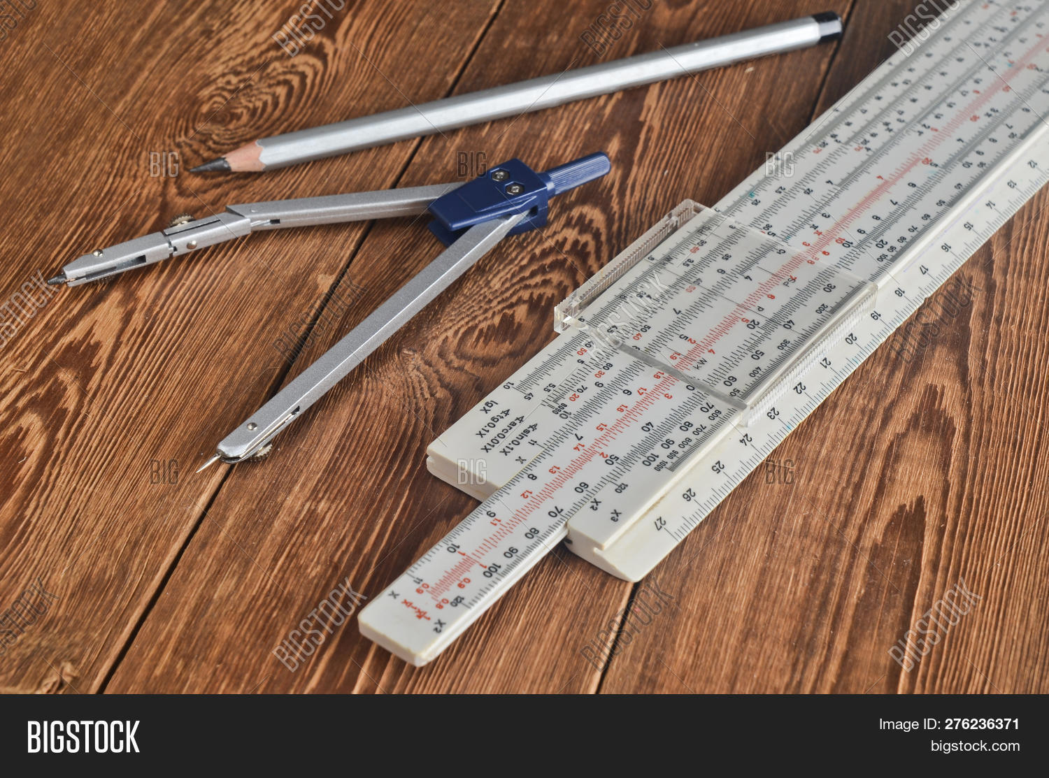 Logarithmic Ruler, Image & Photo (Free Trial) | Bigstock