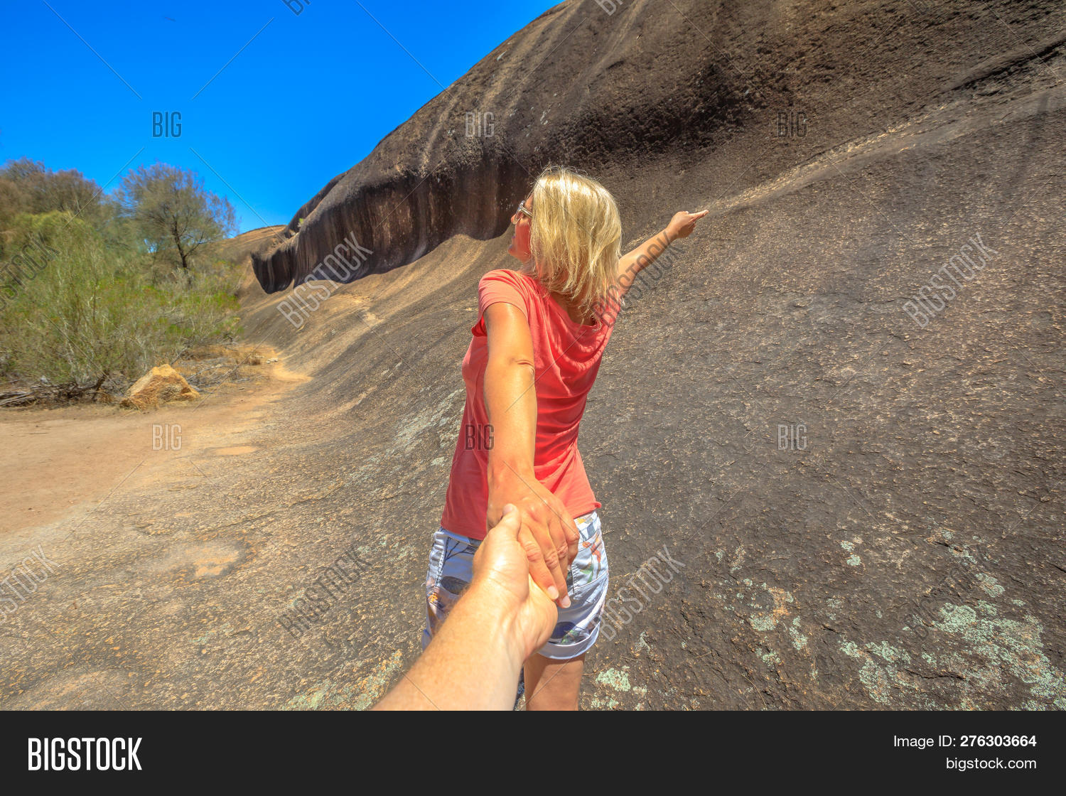 Follow Me, Woman Image & Photo (Free Trial) | Bigstock