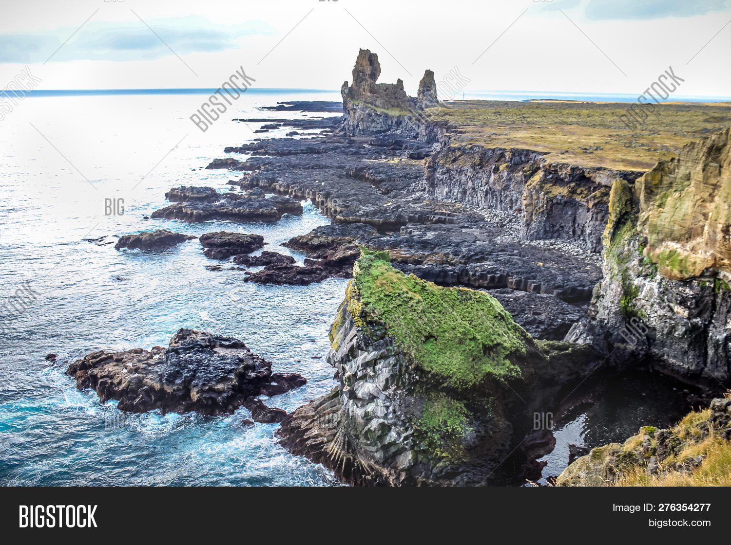 Cliffs Ocean Iceland Image & Photo (Free Trial) | Bigstock
