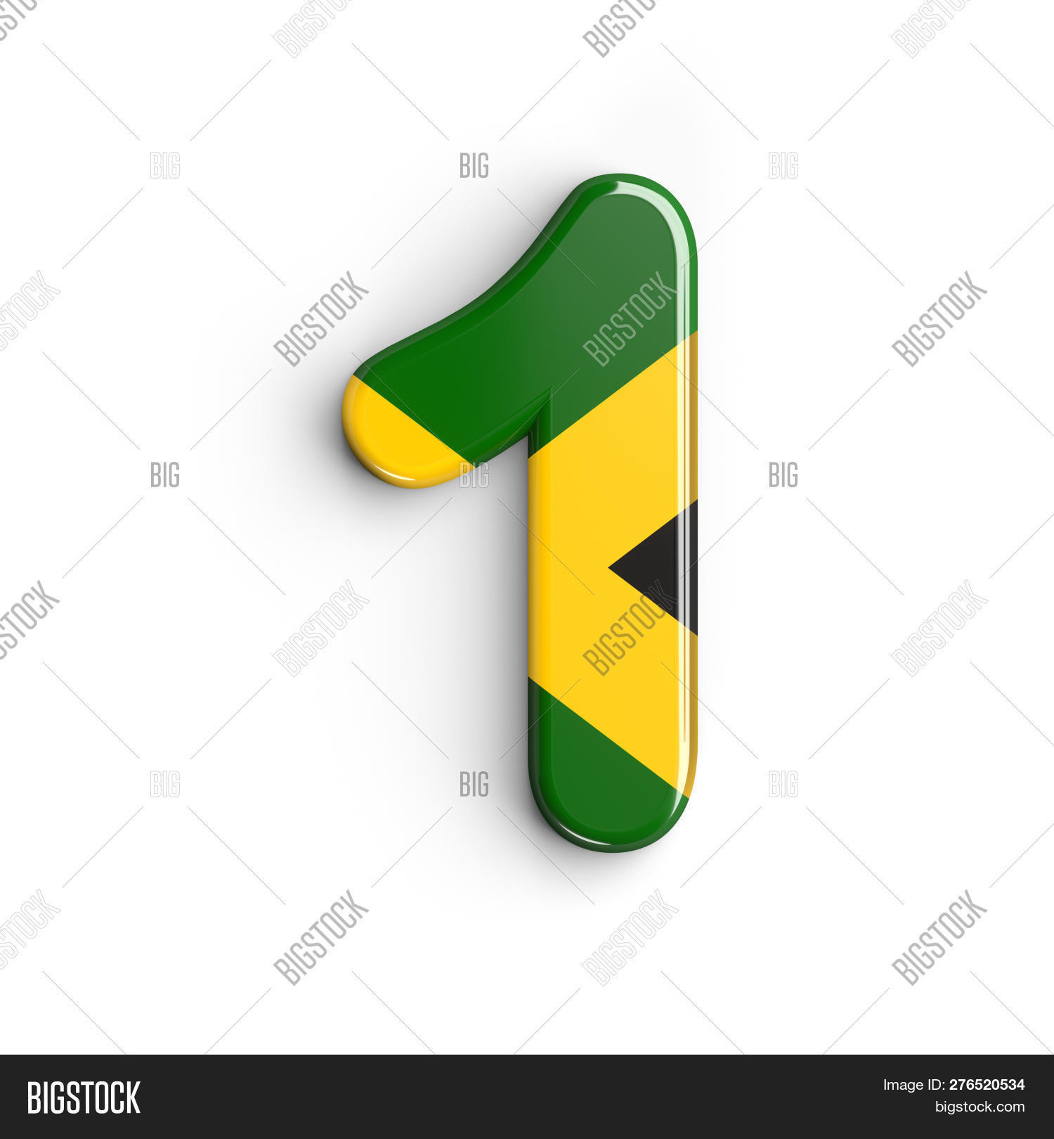 Jamaica Number 1 - 3d Image & Photo (Free Trial) | Bigstock