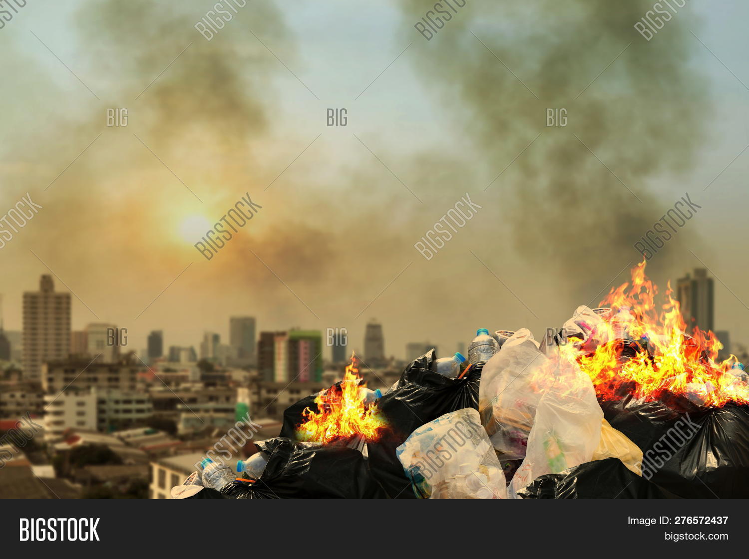Burn Waste Front City Image & Photo (Free Trial) | Bigstock