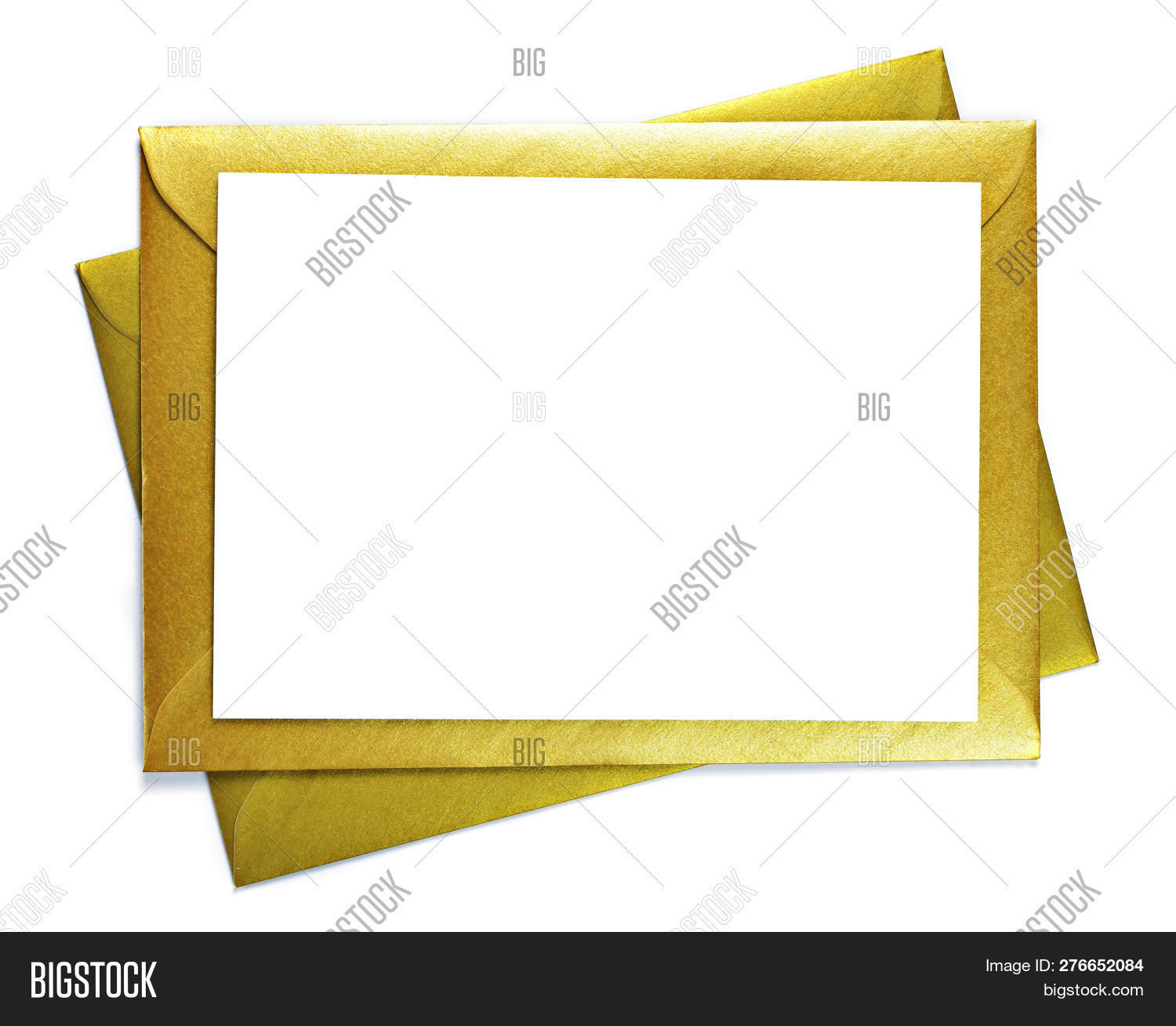 Golden Envelopes White Image & Photo (Free Trial) | Bigstock