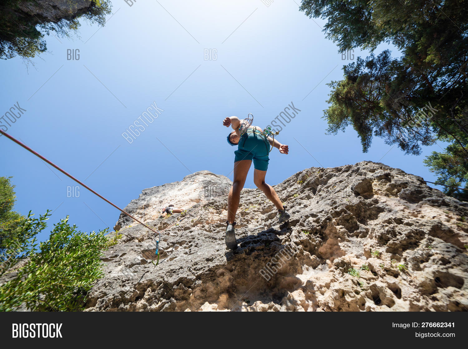 Young Man Climbing Image & Photo (Free Trial) | Bigstock