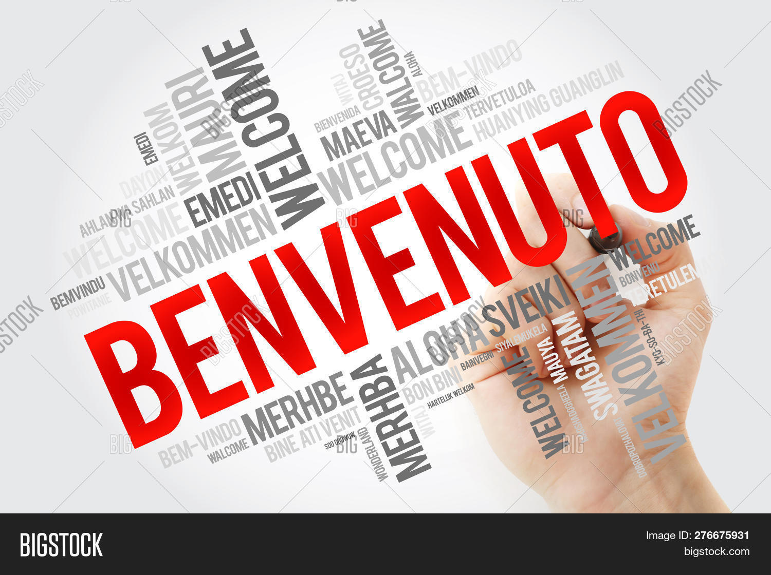 Benvenuto (welcome Image & Photo (Free Trial) | Bigstock