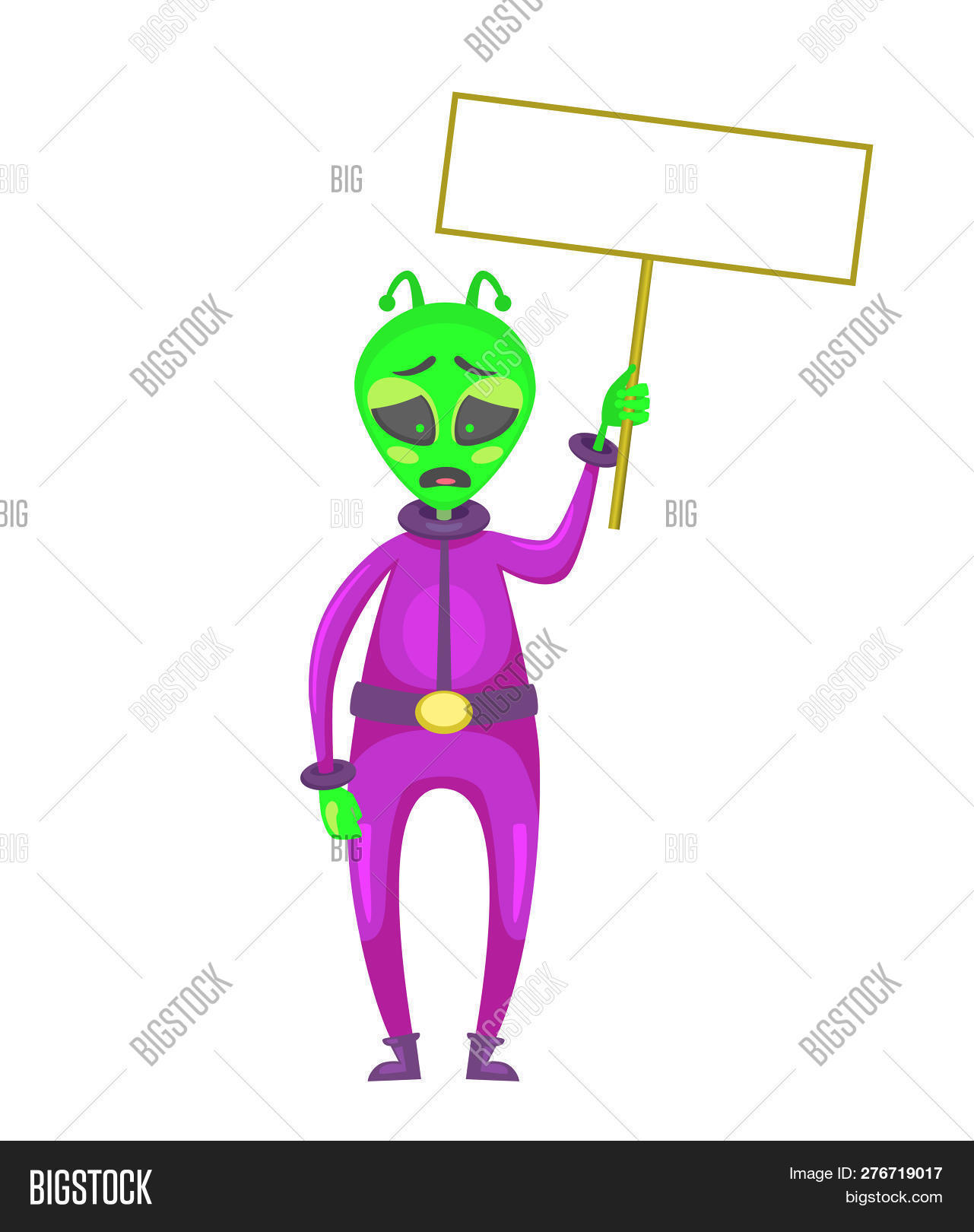 Alien Holding Blank Image & Photo (Free Trial) | Bigstock