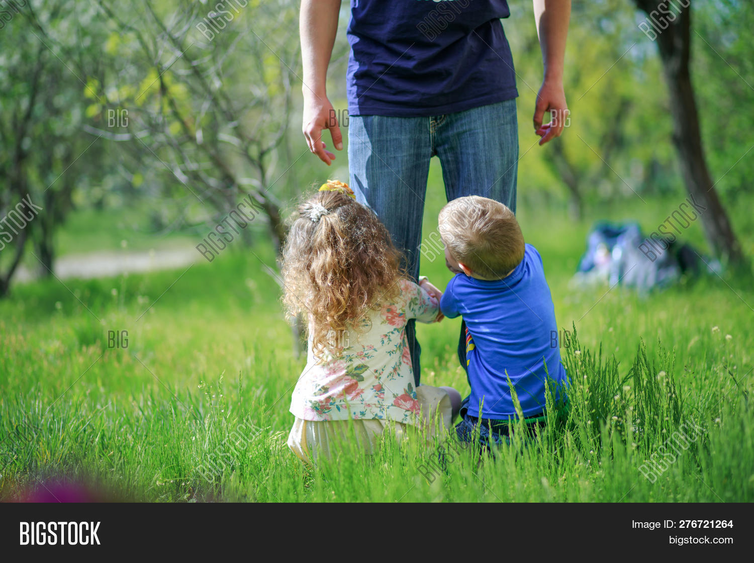 Children Grabbed My Image & Photo (Free Trial) | Bigstock