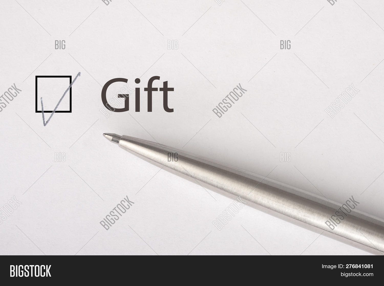 Gift- Checkbox Tick On Image & Photo (Free Trial) | Bigstock