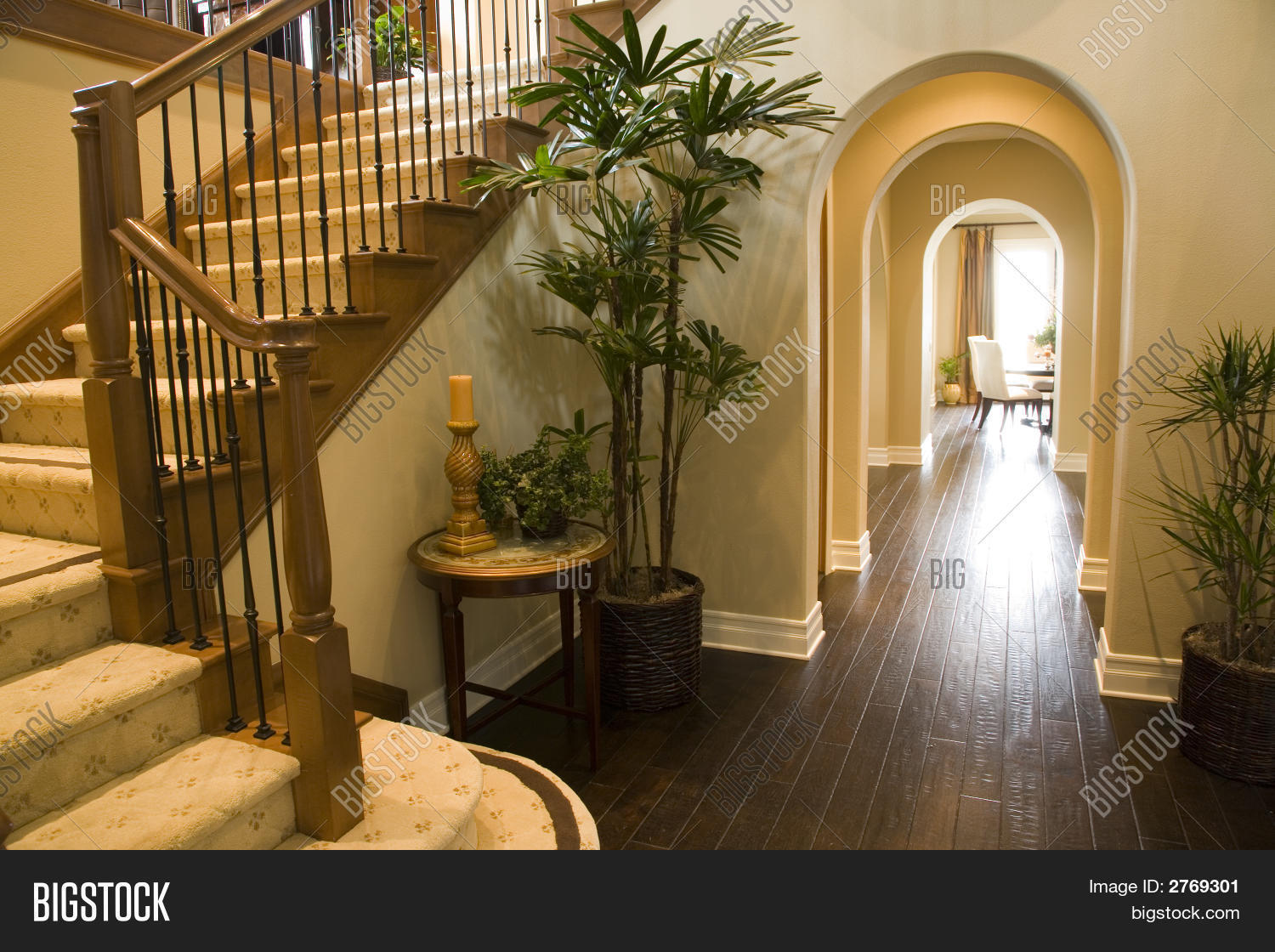 Luxury Home Hallway Image & Photo (Free Trial) | Bigstock