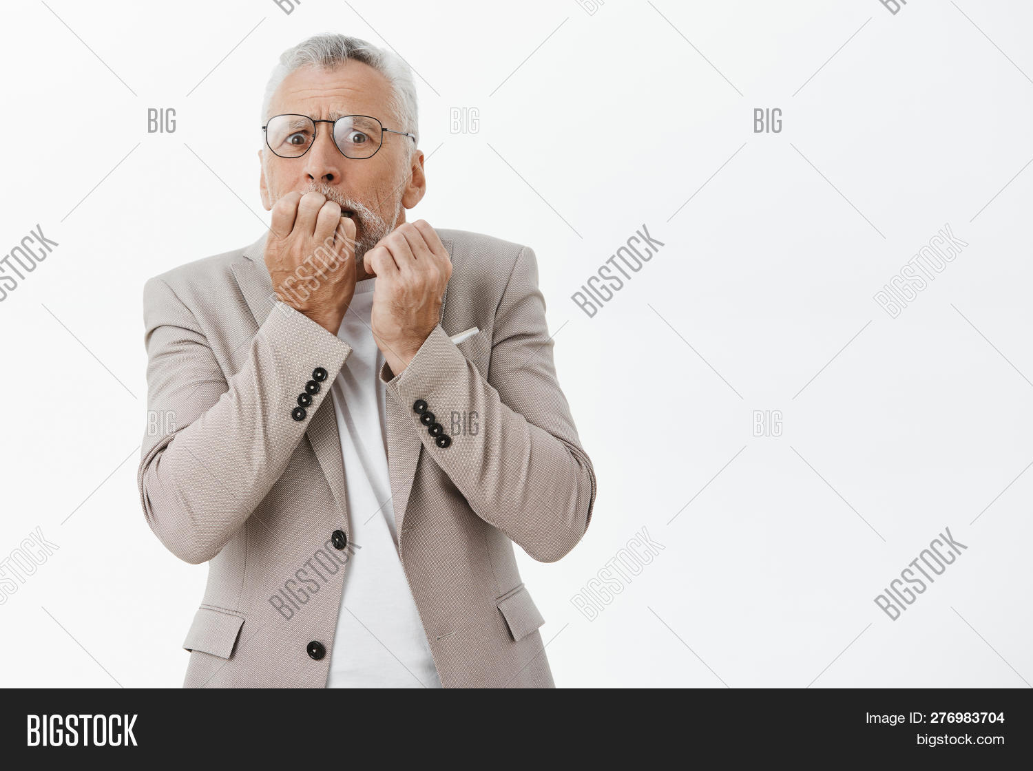 Old Rich Man Scared Image & Photo (Free Trial) | Bigstock