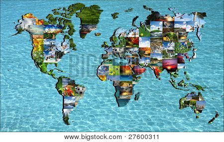 Map World Through Eyes Image & Photo (Free Trial) | Bigstock