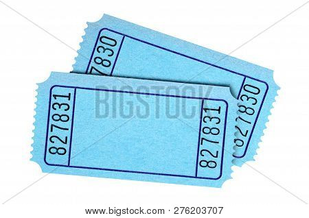 Pair Blank Blue Raffle Image & Photo (Free Trial) | Bigstock