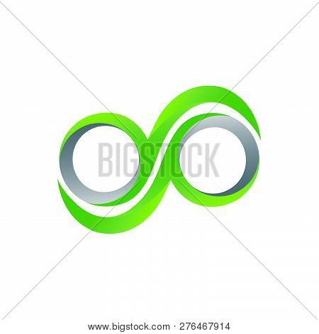 Green Infinity Logo Vector & Photo (Free Trial) | Bigstock