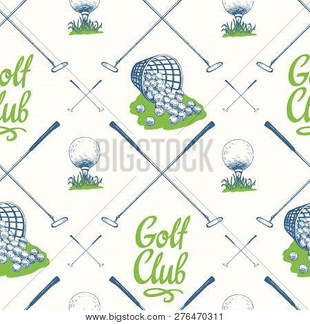 Seamless Golf Pattern Vector & Photo (Free Trial) | Bigstock