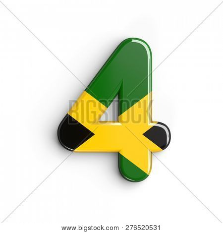 Jamaica Number 4 - 3d Image & Photo (Free Trial) | Bigstock