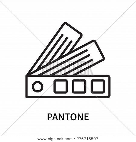 Pantone Icon Isolated Vector & Photo (Free Trial) | Bigstock
