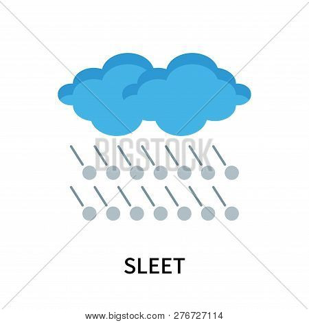 Sleet Icon Isolated Vector & Photo (Free Trial) | Bigstock