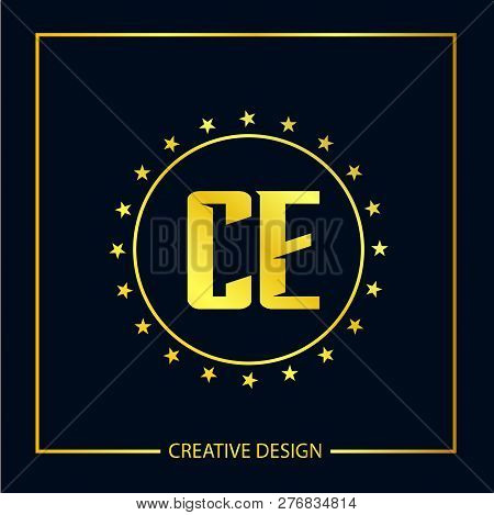 Initial Letter Ce Vector & Photo (Free Trial) | Bigstock