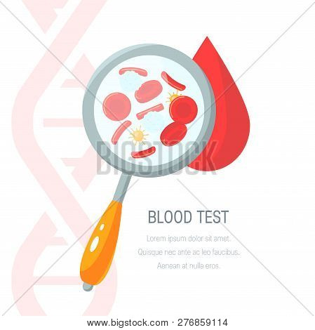 Blood Test Concept. Vector & Photo (Free Trial) | Bigstock