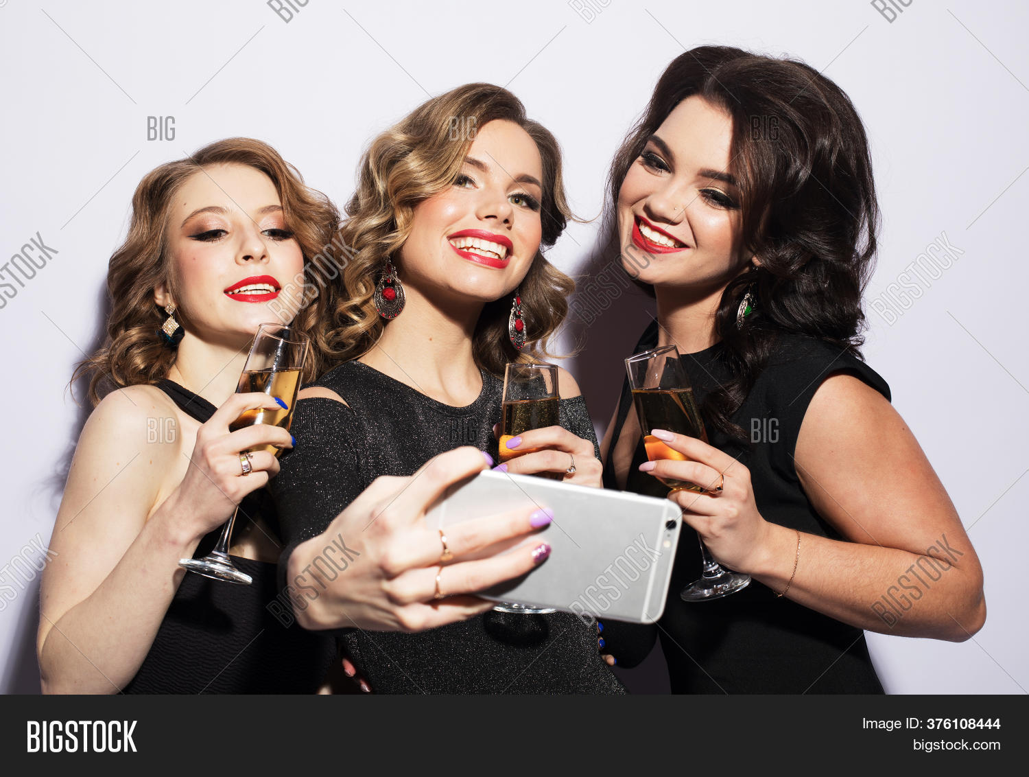 Group Partying Girls Image & Photo (Free Trial) | Bigstock