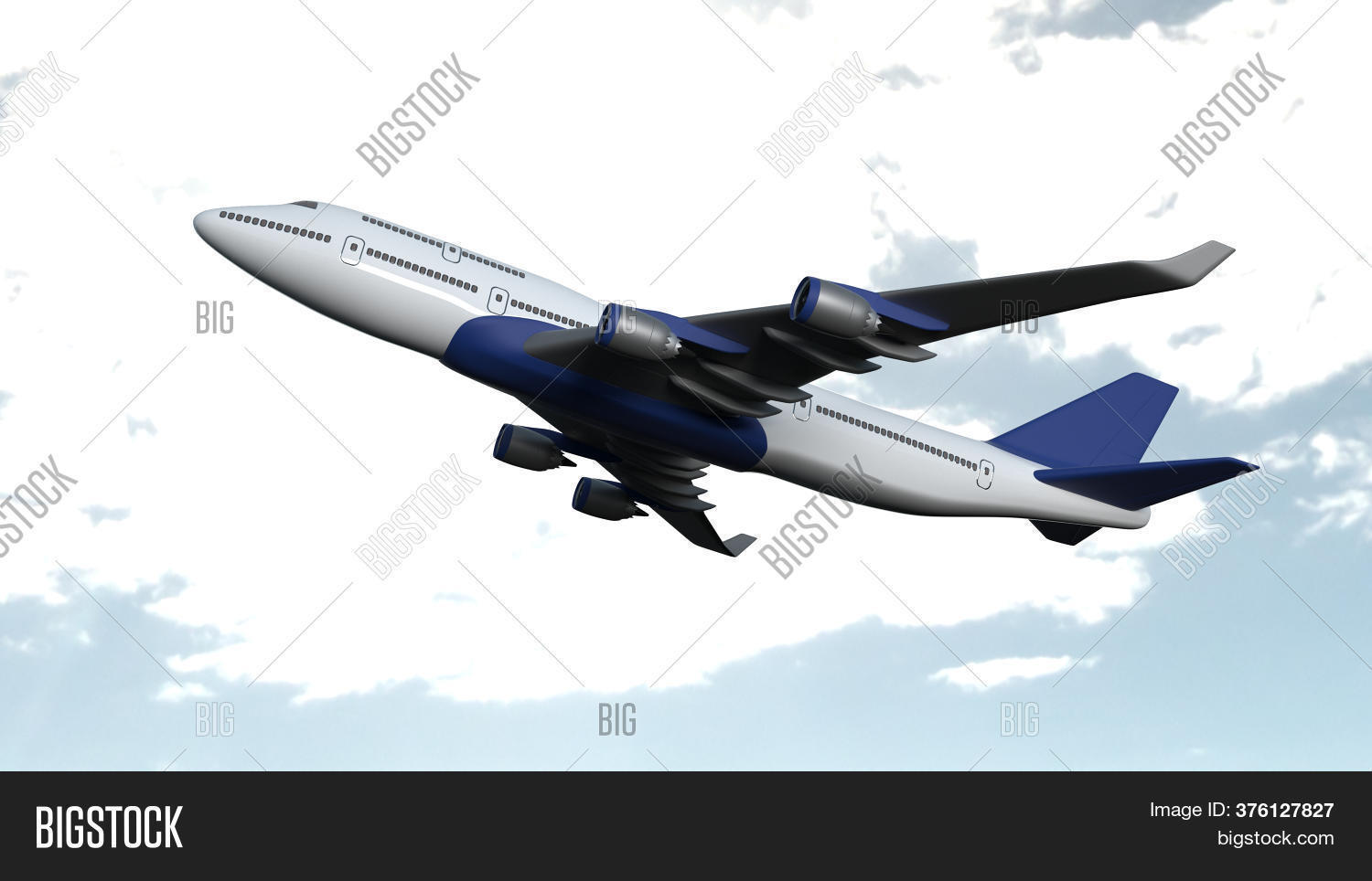 3d Render Airplane Image & Photo (Free Trial) | Bigstock