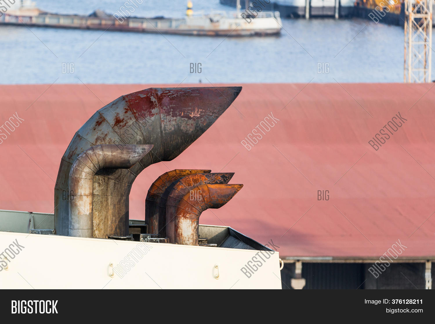 Exhaust Pipe Ship. Image & Photo (Free Trial) | Bigstock