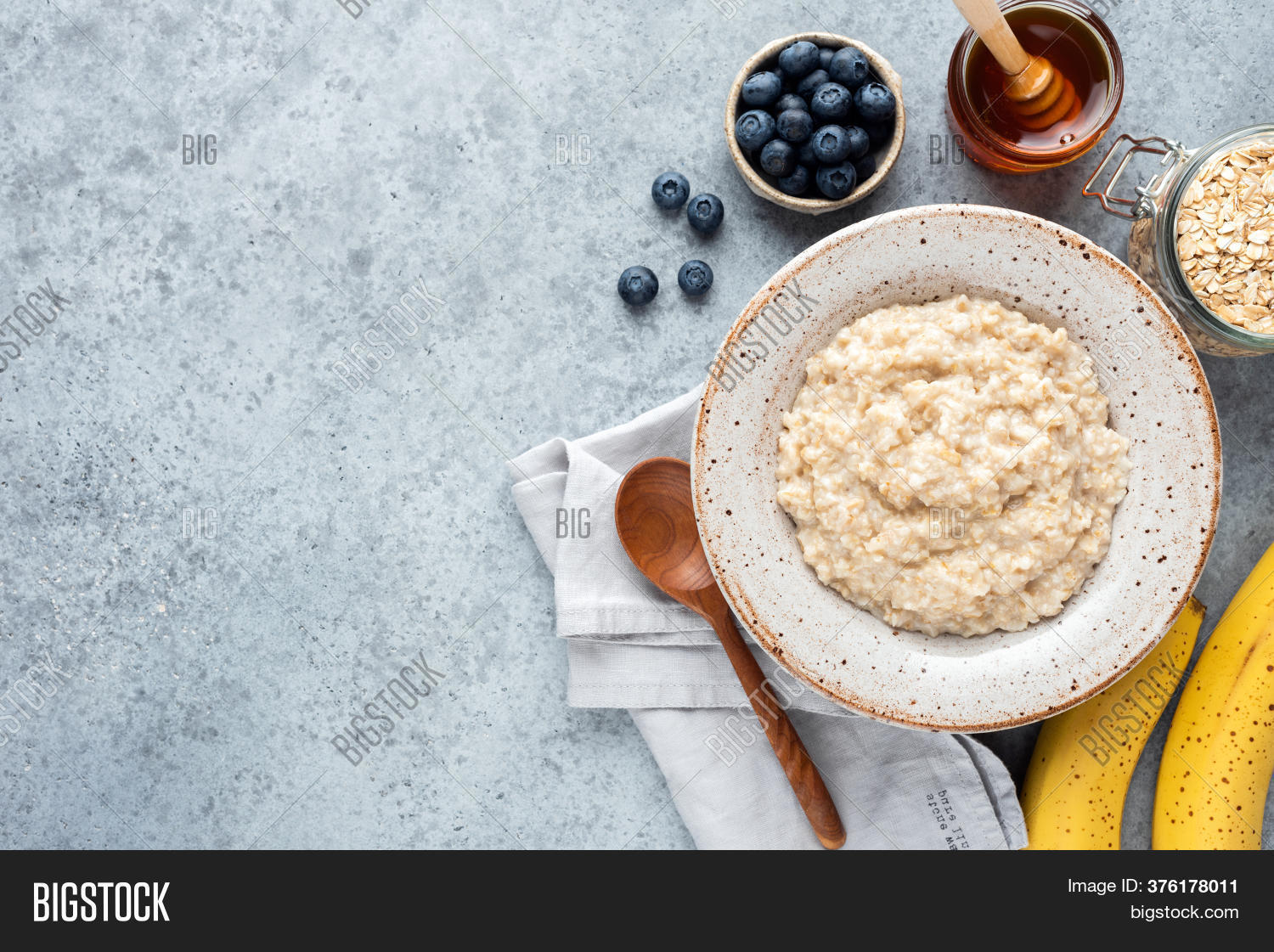 Breakfast Food Oatmeal Image & Photo (Free Trial) | Bigstock