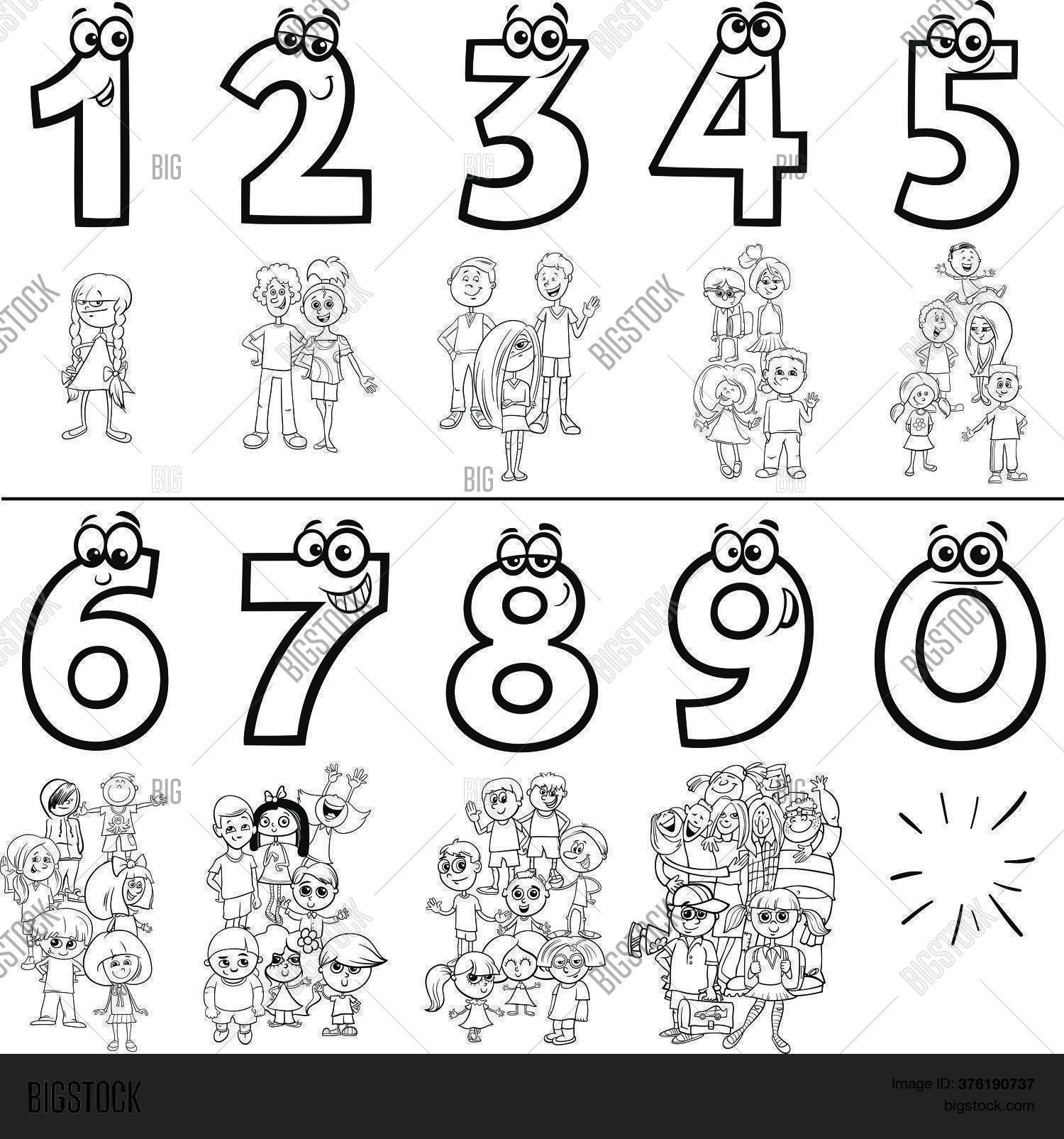 Black White Cartoon Vector & Photo (Free Trial) | Bigstock