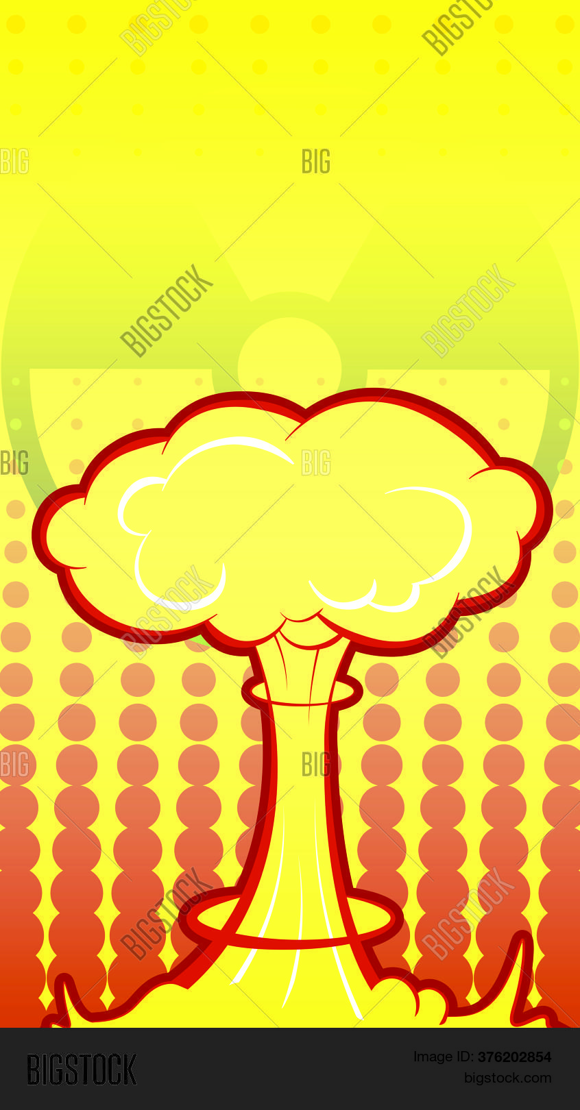 Nuclear Explosion Vector & Photo (Free Trial) | Bigstock