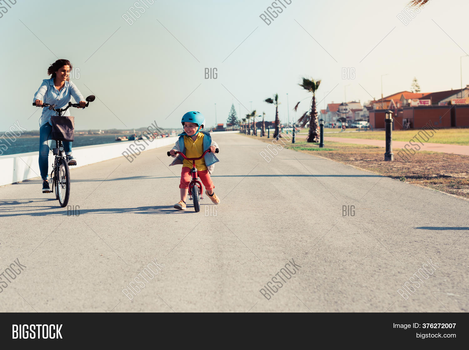 Little Kid Riding Image & Photo (Free Trial) | Bigstock