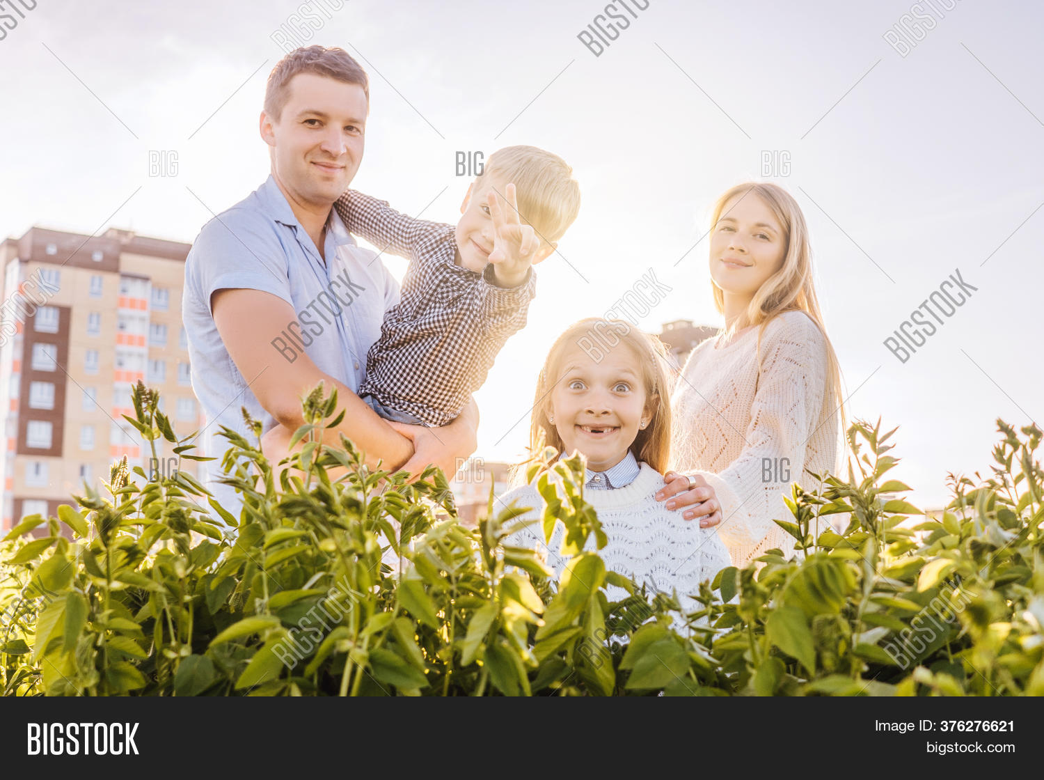 Happy Family Field. Image & Photo (Free Trial) | Bigstock