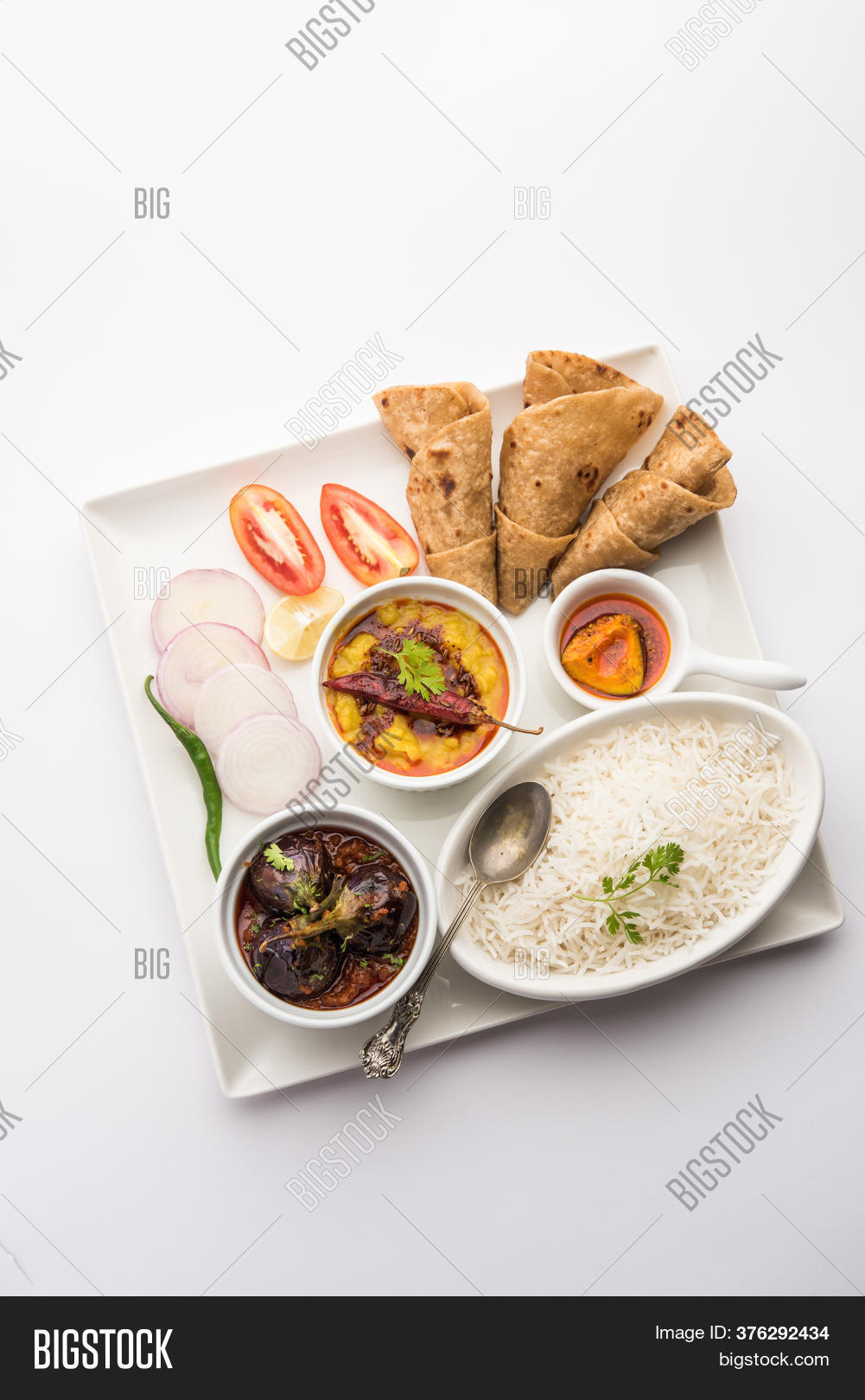 Indian Food Platter Image & Photo (Free Trial) | Bigstock