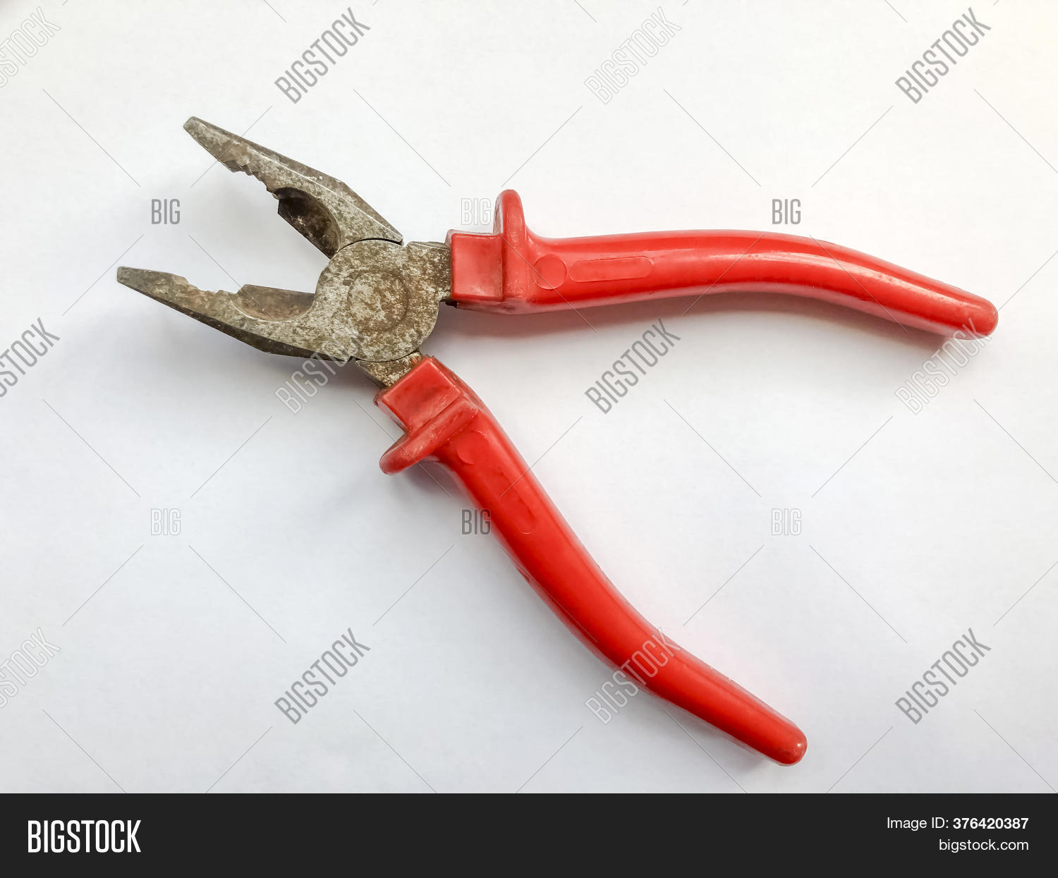 Red Pliers Isolated On Image & Photo (Free Trial) | Bigstock