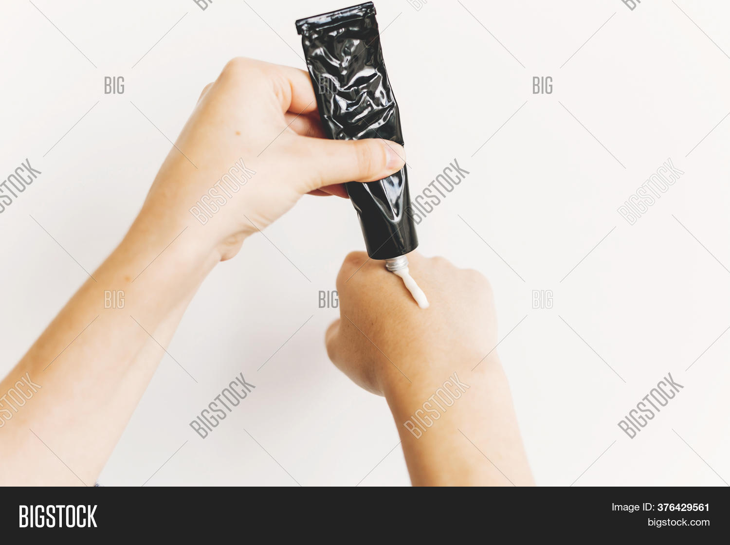 Hand Applying Image & Photo (Free Trial) | Bigstock