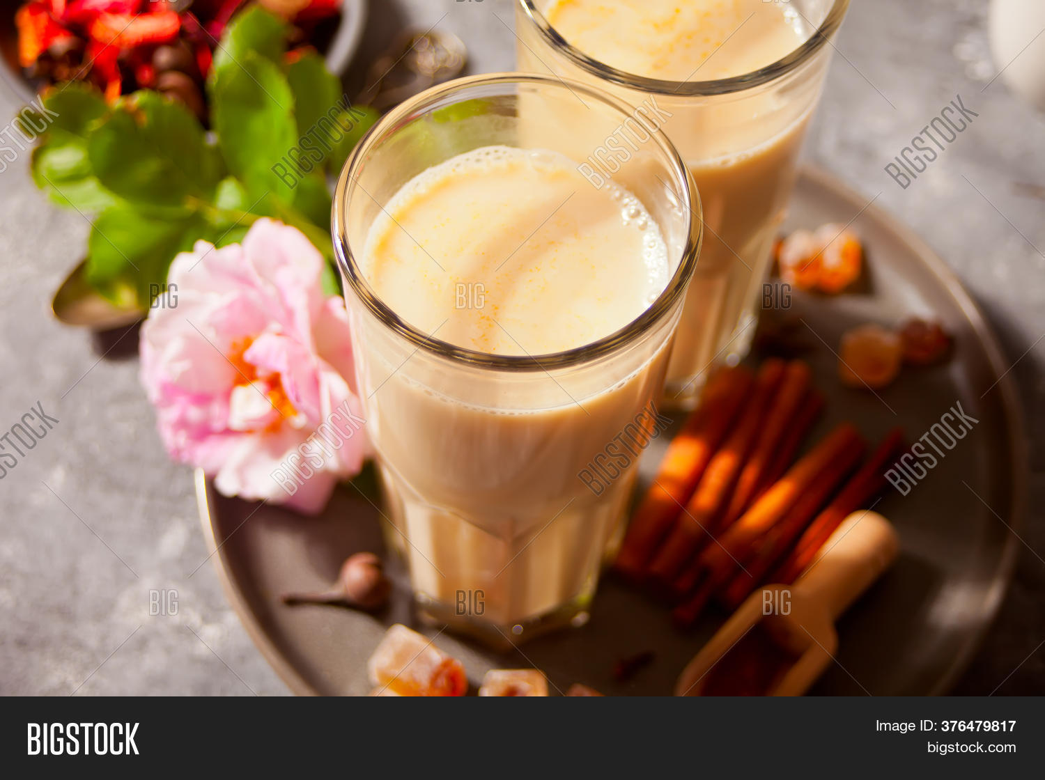 Masala Tea Chai Milk Image And Photo Free Trial Bigstock