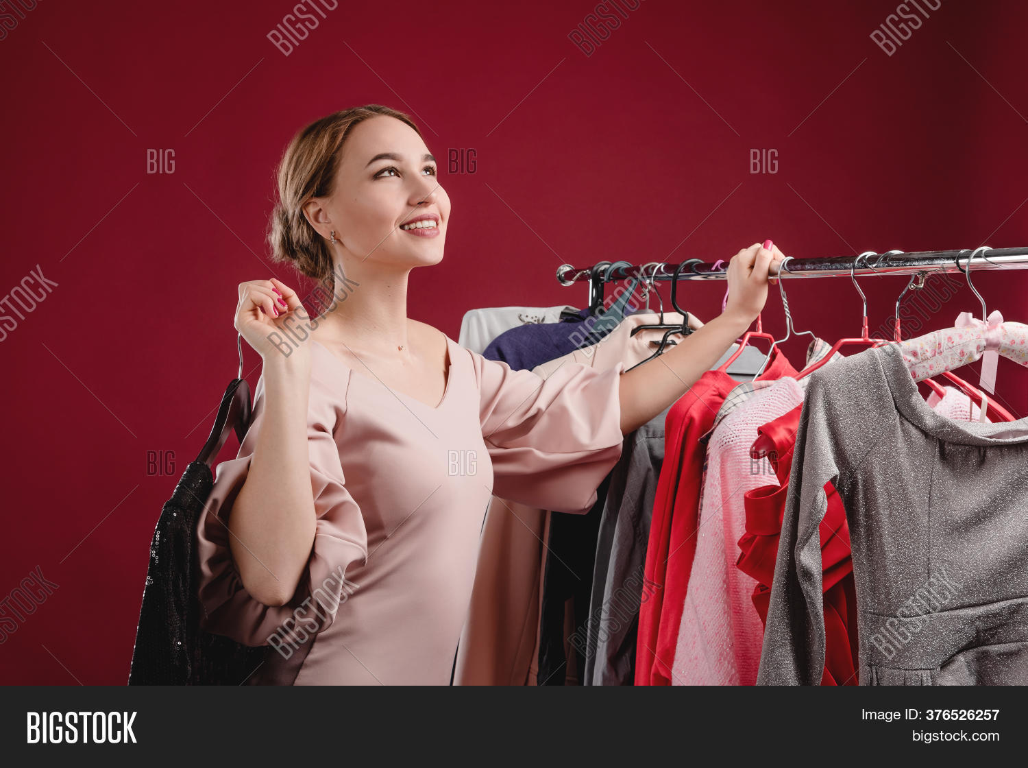 Beautiful Girl Chooses Image & Photo (Free Trial) | Bigstock