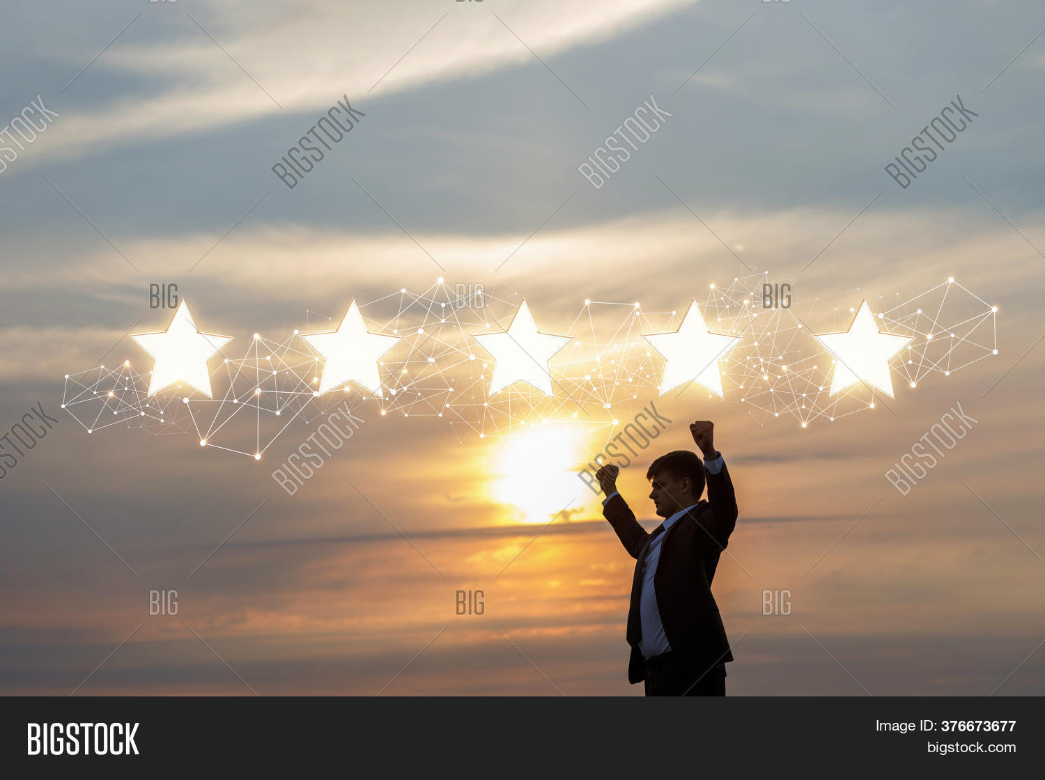 Five-star Rating Image & Photo (Free Trial) | Bigstock