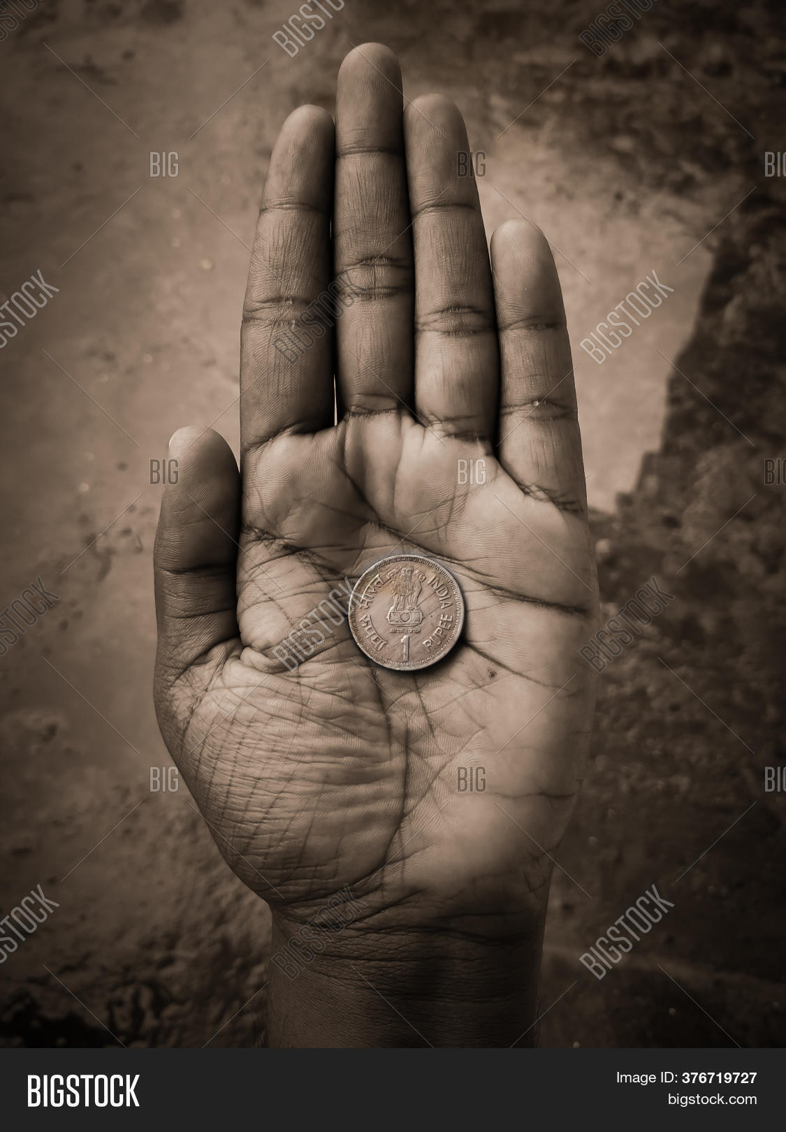 Indian 1 Rupee Coin Image & Photo (Free Trial) | Bigstock