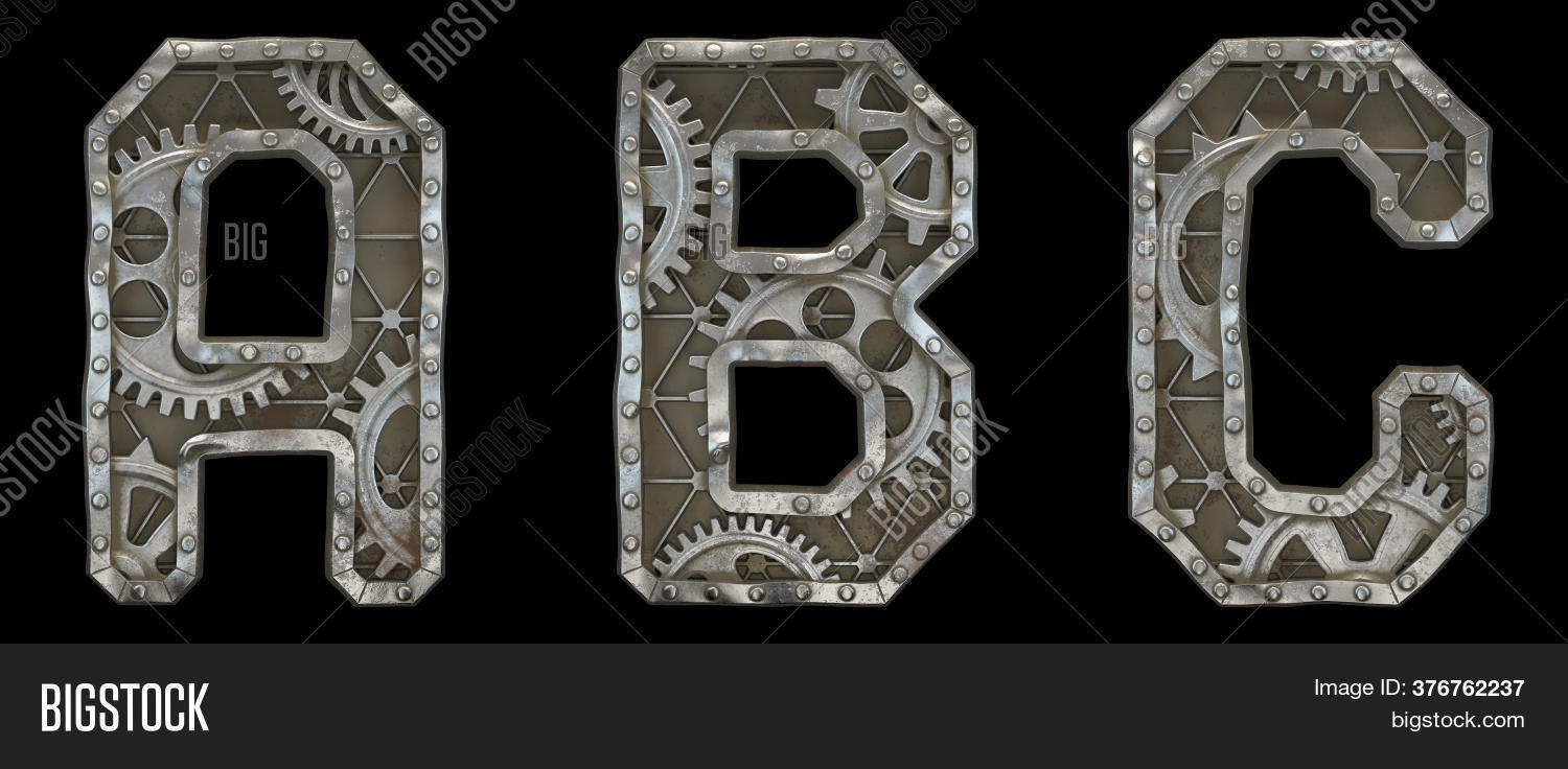 Mechanical Alphabet Image & Photo (Free Trial) | Bigstock